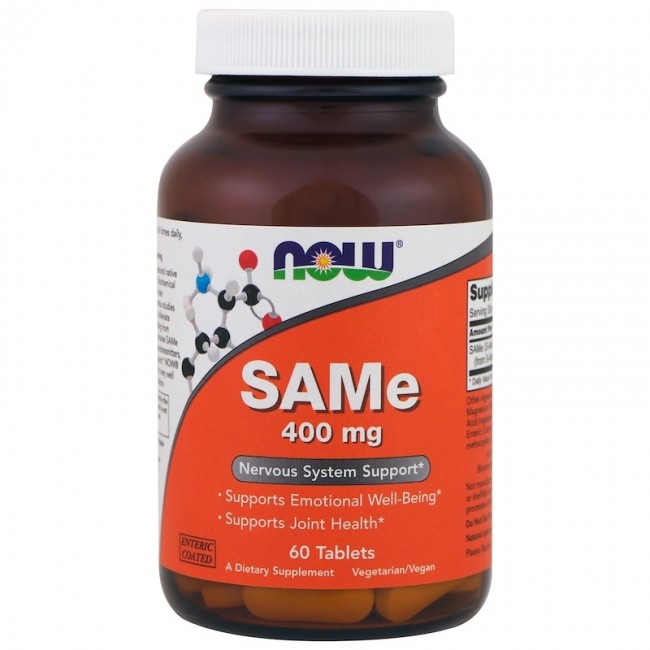 SAMe 400 mg 60 Tablets NOW Foods - NOW