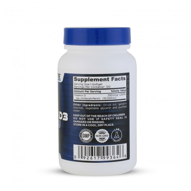 Vitamina D3 10,000 120s PLV - Proline Vitamins